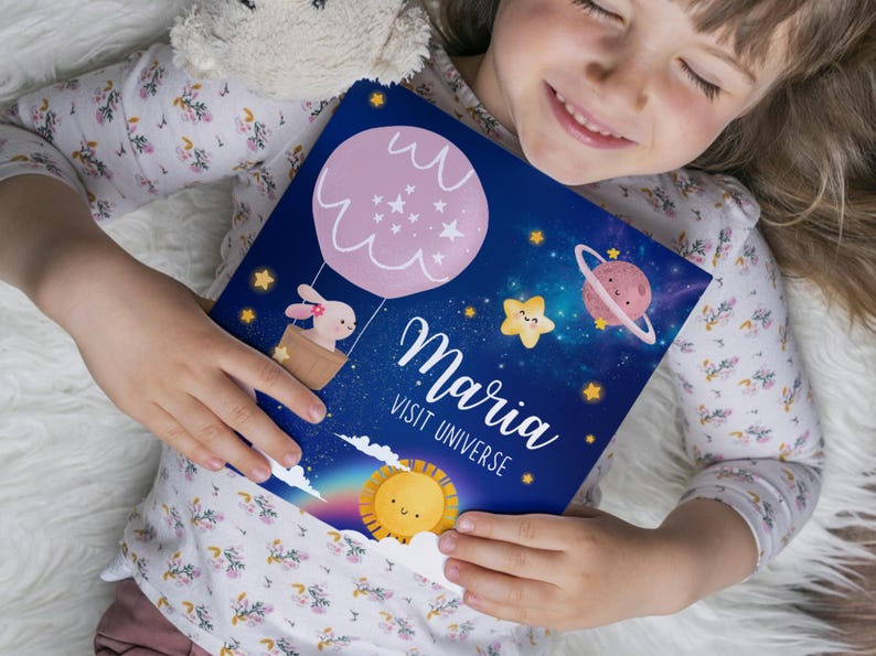 Personalized Space Adventure Book for Kids, Solar System Educational ...