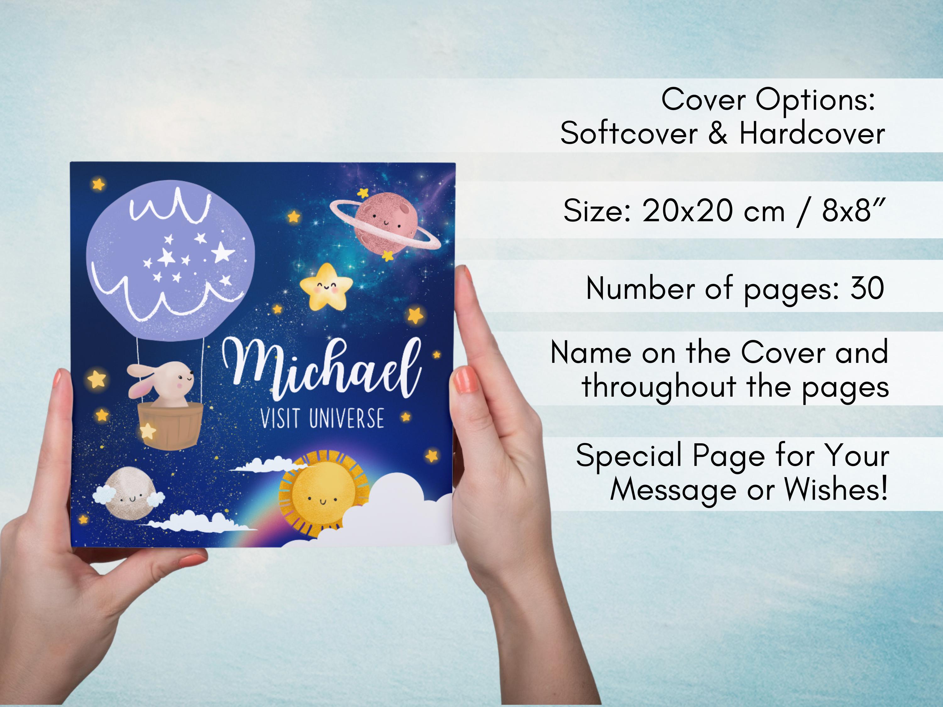 Personalized Space Adventure Book for Kids, Solar System Educational ...