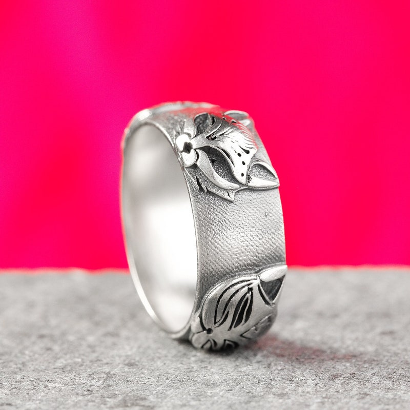 Kitsune Ring - Etsy