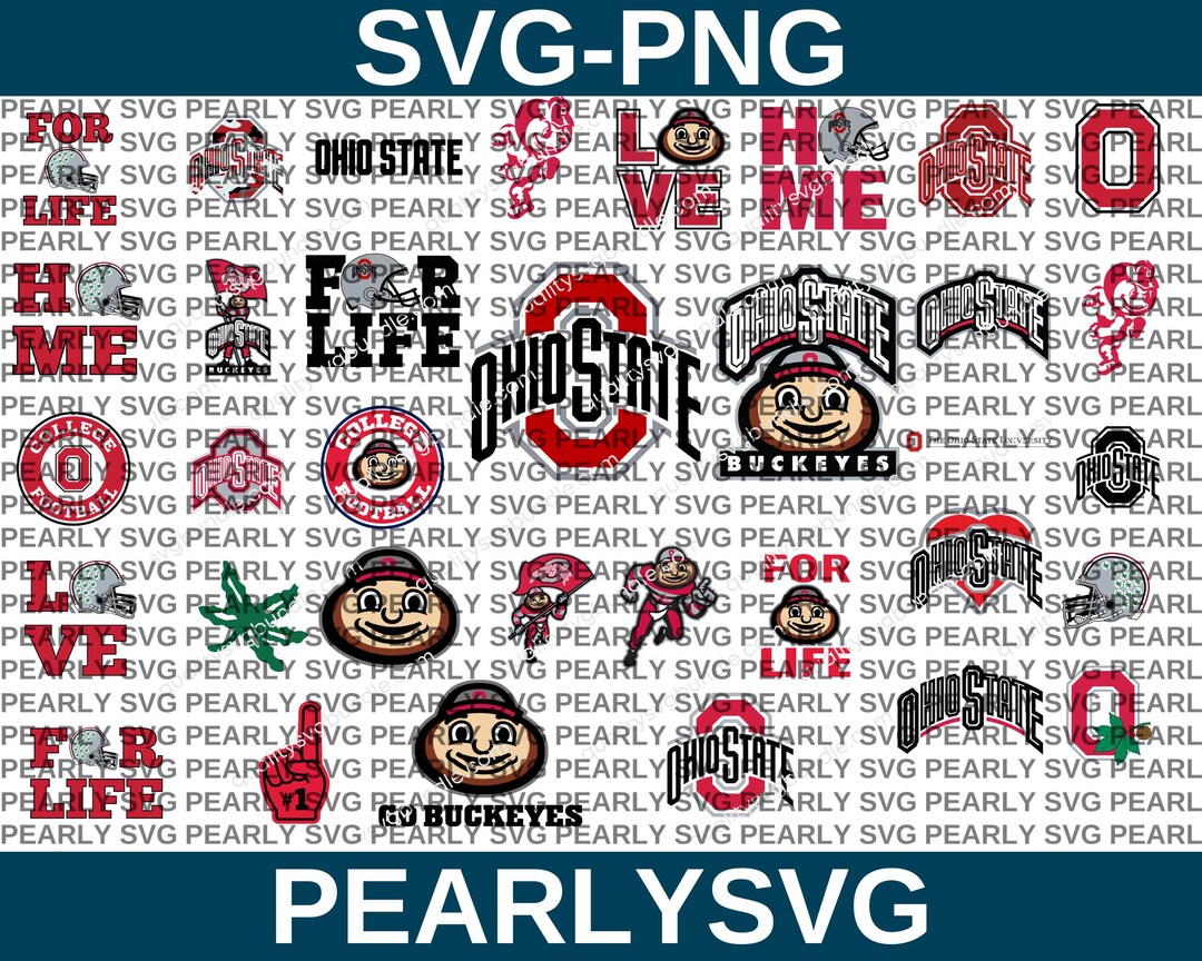 Buckeye SVG, Digital Files, Football Svg, Layered Svg, Svg for Cricut ...