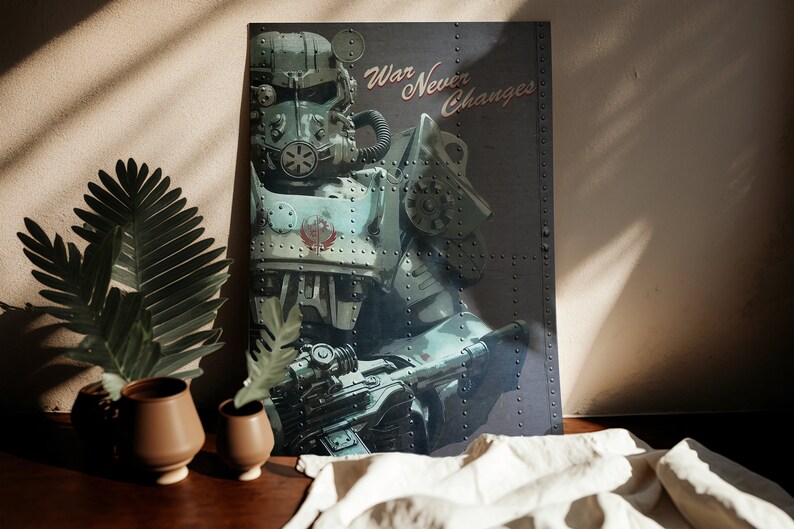 Fallout T-60 Power Armor Poster | Fan Made | Post Apocalyptic | Fallout ...