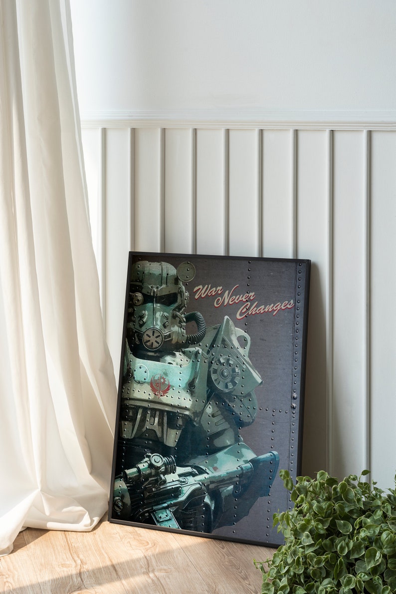 Fallout T-60 Power Armor Poster | Fan Made | Post Apocalyptic | Fallout ...