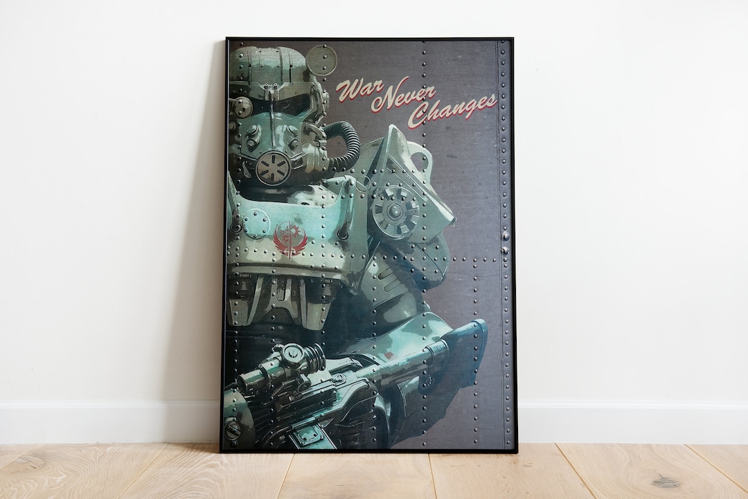 Fallout T-60 Power Armor Poster | Fan Made | Post Apocalyptic | Fallout ...