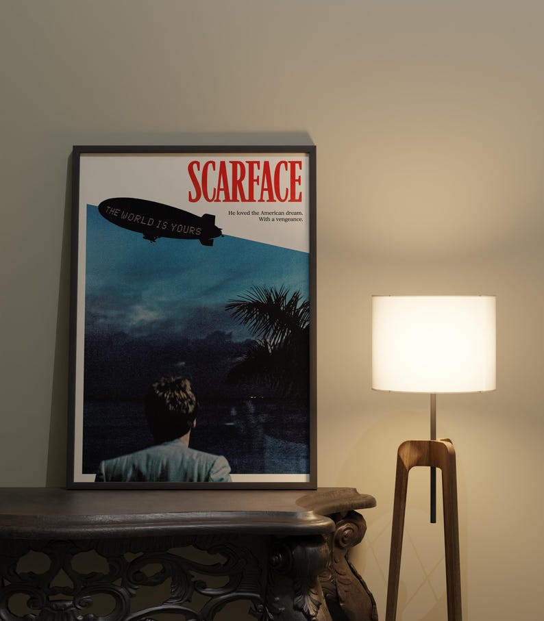 Scarface Poster | Fan Made | Iconic Movies | Tony Montana | Digital Art ...