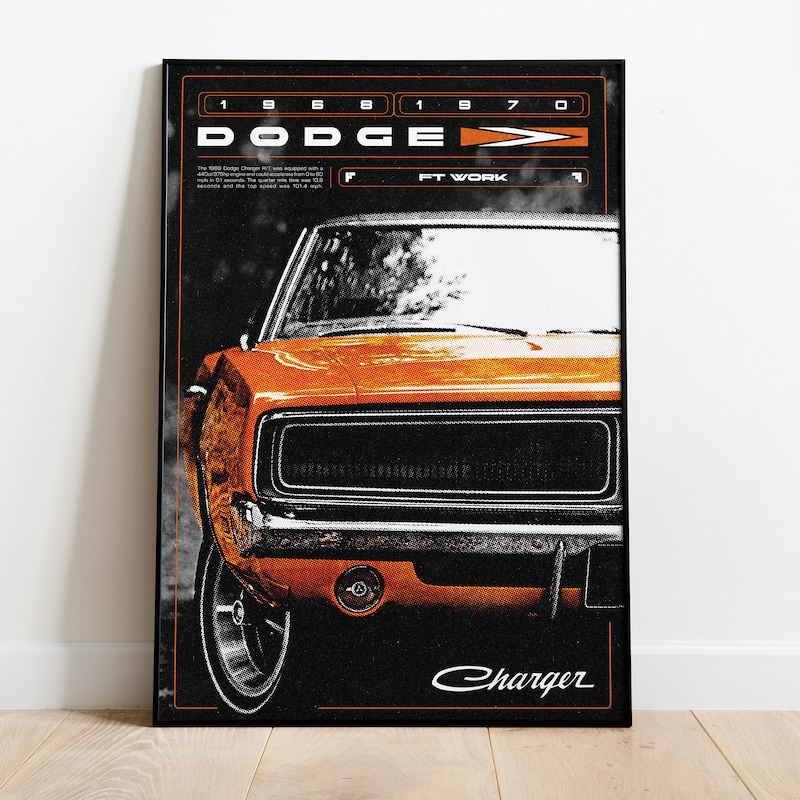 1969 Dodge Charger - Etsy