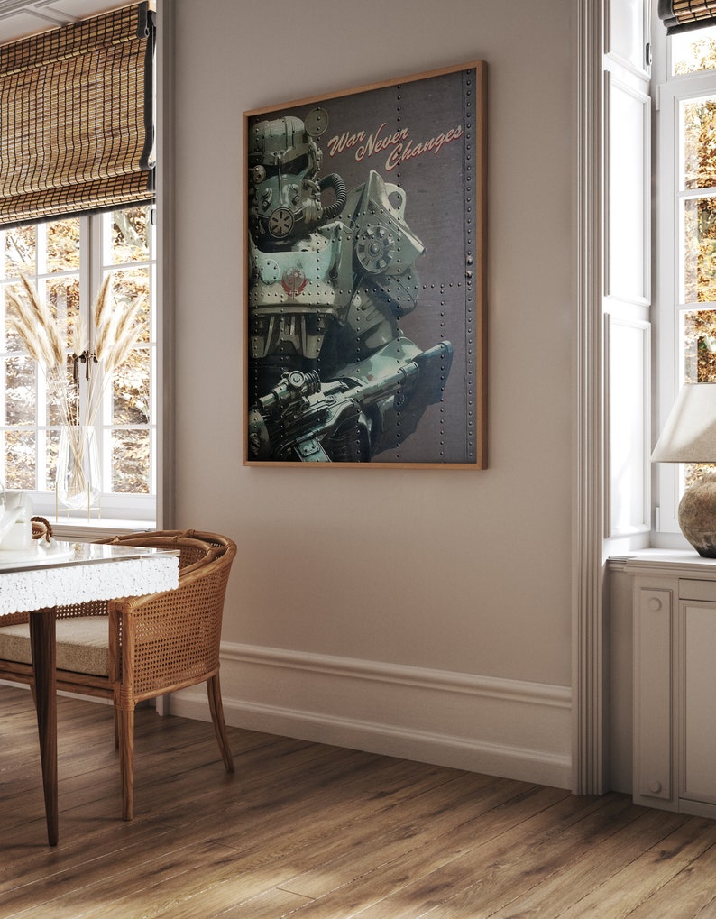 Fallout T-60 Power Armor Poster | Fan Made | Post Apocalyptic | Fallout ...