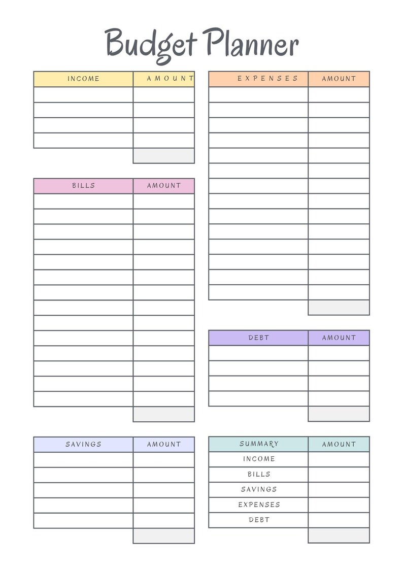 Ultimate Budget Planner Bundle - Etsy