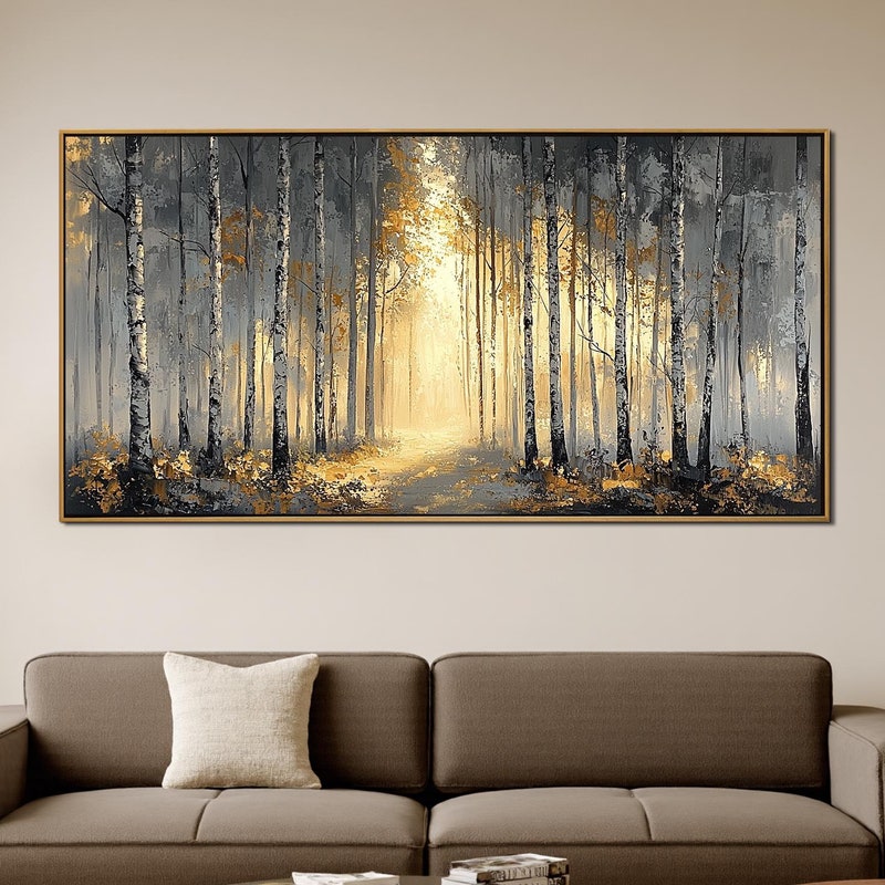 Gold Leaf Abstract - Etsy
