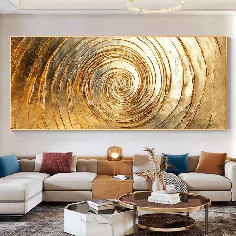 Gold Circle Wall Decor - Etsy