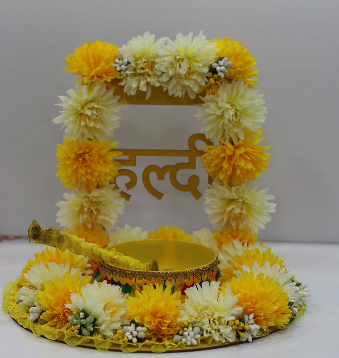 Handcrafted Haldi Ceremony Platter - Elevate Your Wedding With ...
