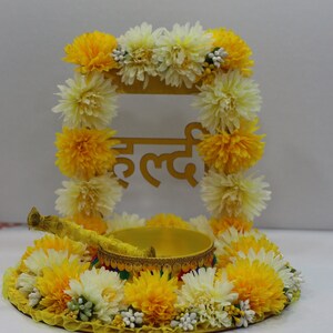 Handcrafted Haldi Ceremony Platter - Elevate Your Wedding With ...