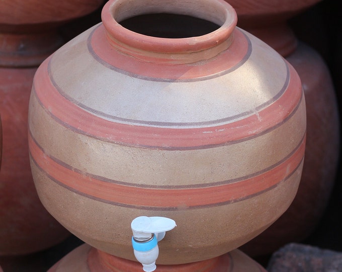 Handmade Clay Water Pot/ 100 % Eco-friendly Earthen Water Pot/ Indian ...