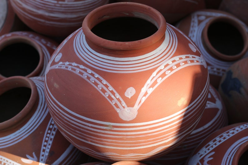 Handmade Clay Water Pot/ 100 % Eco-friendly Earthen Water Pot/ - Etsy