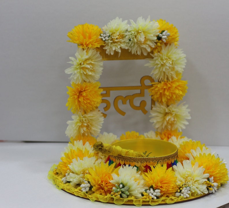 Handcrafted Haldi Ceremony Platter - Elevate Your Wedding With ...