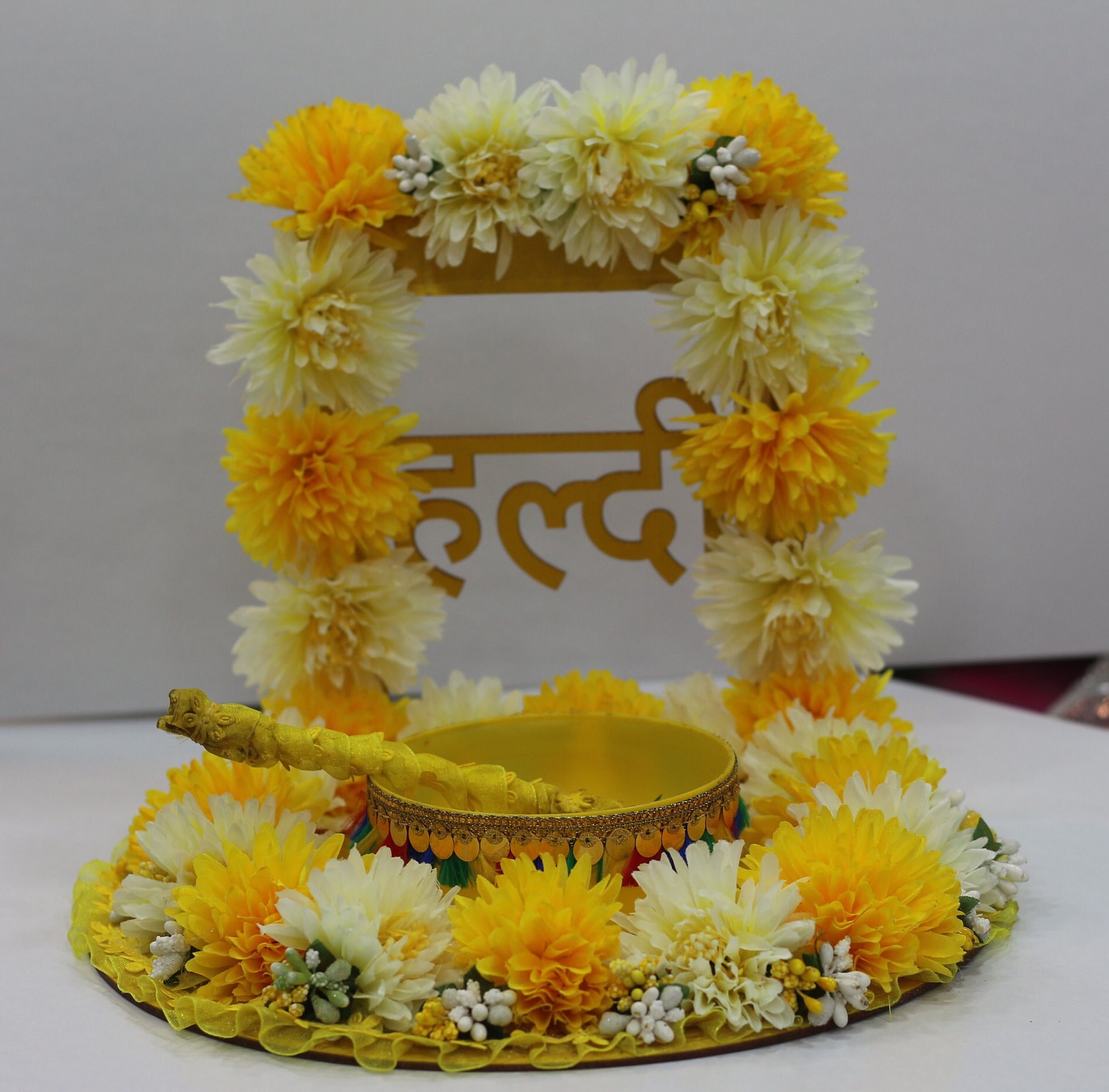 Handcrafted Haldi Ceremony Platter - Elevate Your Wedding With ...