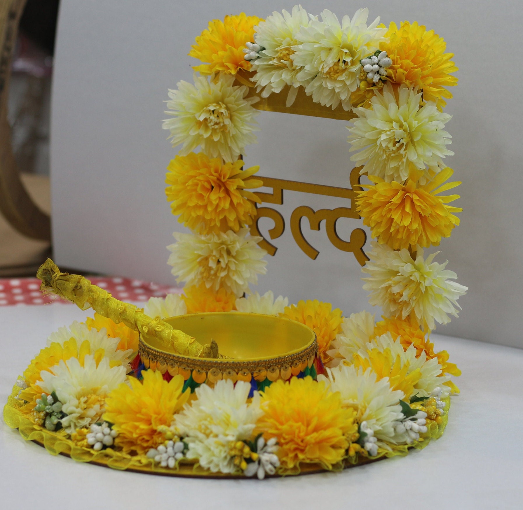 Handcrafted Haldi Ceremony Platter - Elevate Your Wedding With ...