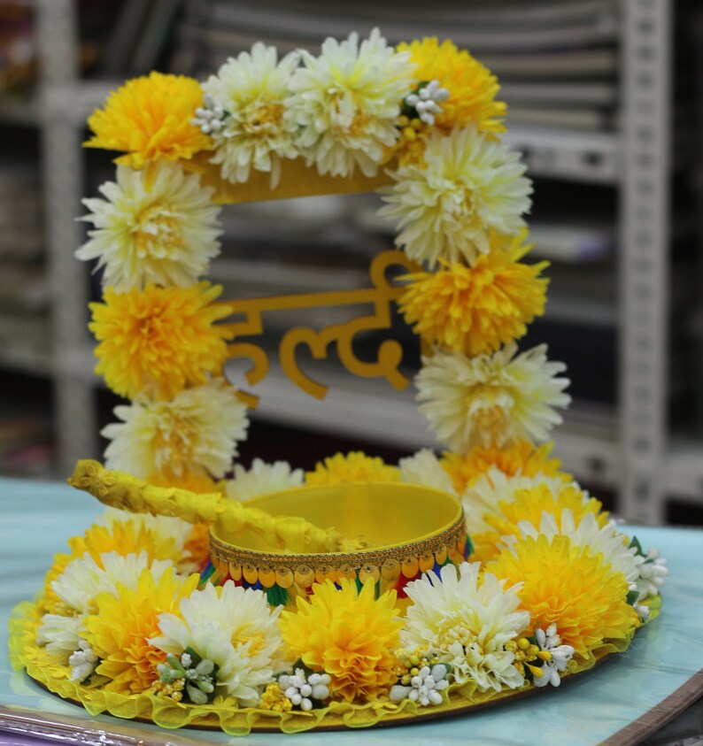 Handcrafted Haldi Ceremony Platter - Elevate Your Wedding With ...