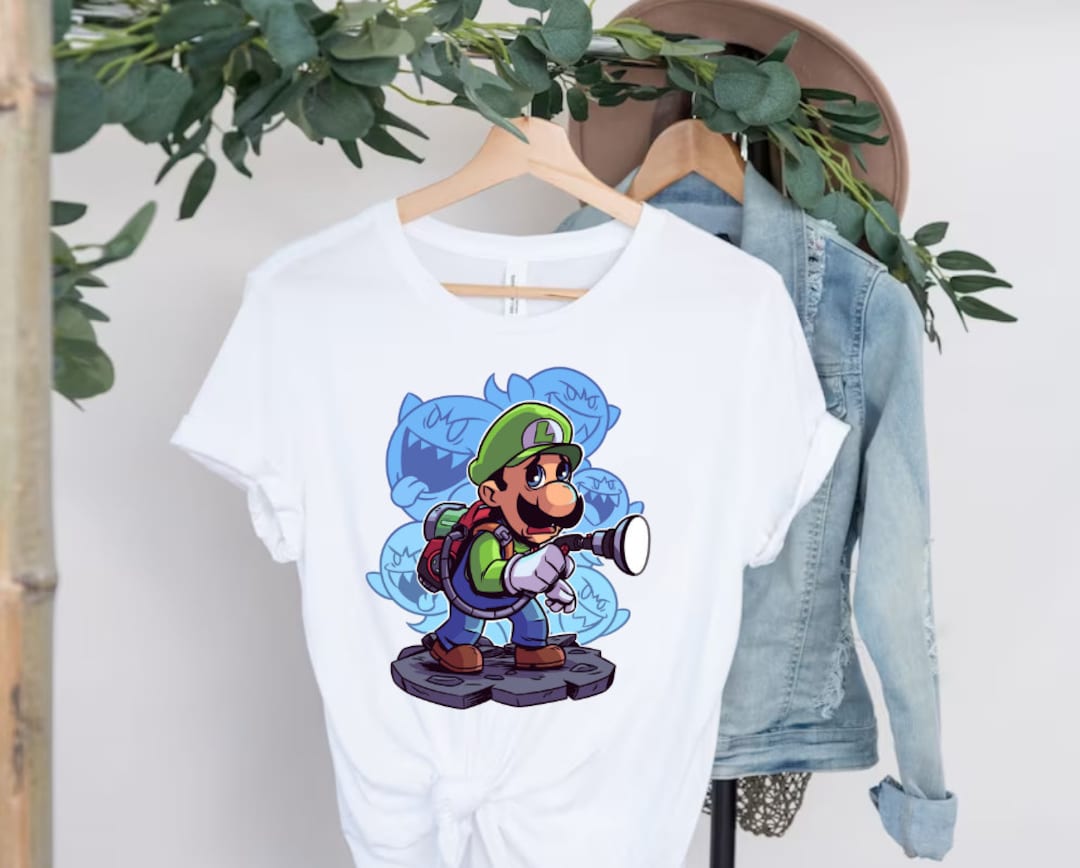 Luigi Super Mario Bros Shirt, Super Mario Shirt,luigi Shirt,mario and ...