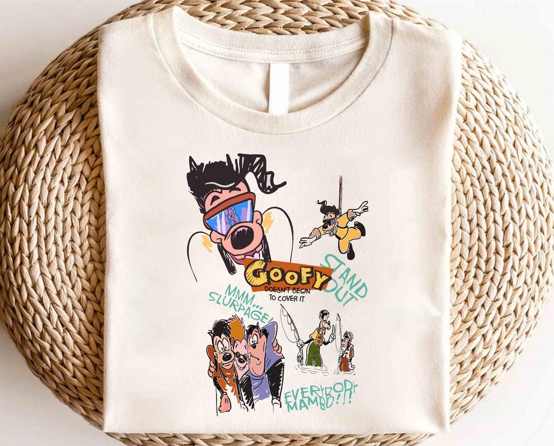 Disney A Goofy Movie Characters Group Retro Shirt, Max Roxanne ...