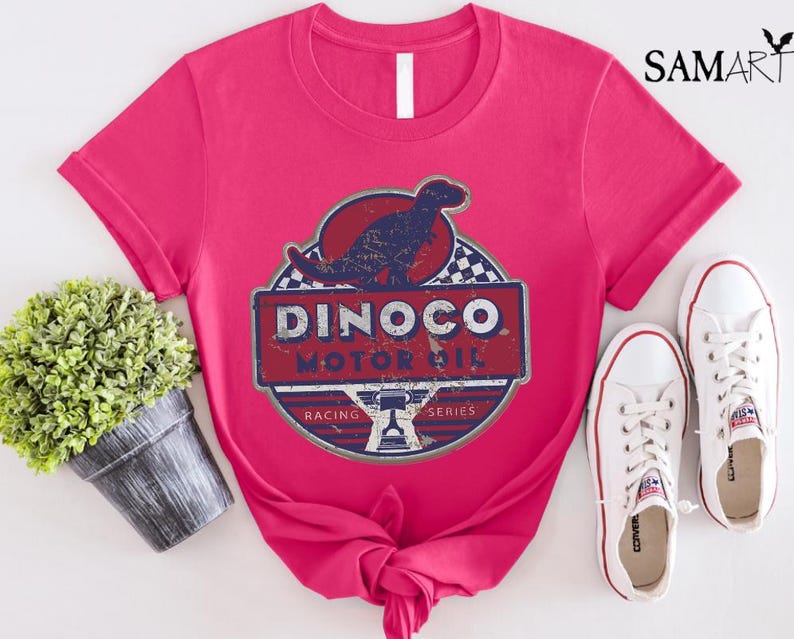 Disney Pixar Cars Dinoco Motor Oil Shirt,disney Pixar Cars Lightning Mc ...