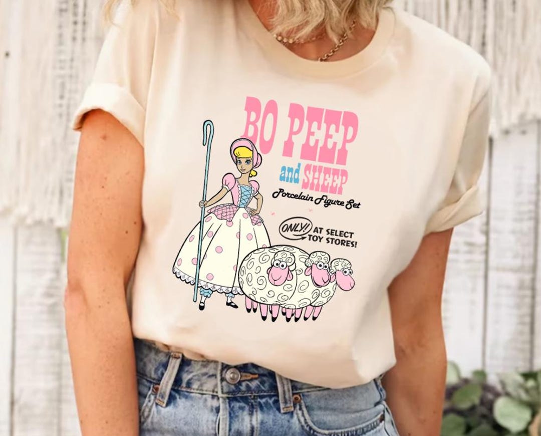 Disney Pixar Toy Story Bo Peep and Sheep Advertisement Shirt, Toy Story ...