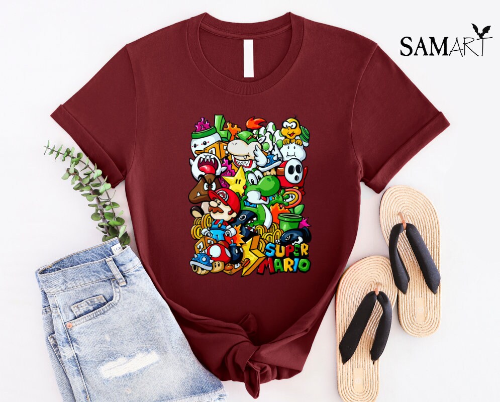 Super Mario Bowser Shirt, Super Mario Shirt, Super Mario Friends Shirt ...