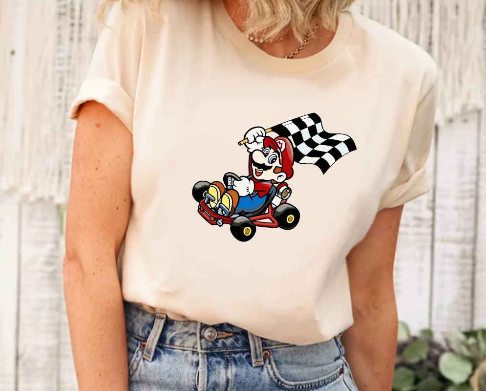 Super Mario Kart Shirt, Super Mario Bowser Shirt, Video Game Shirt ...