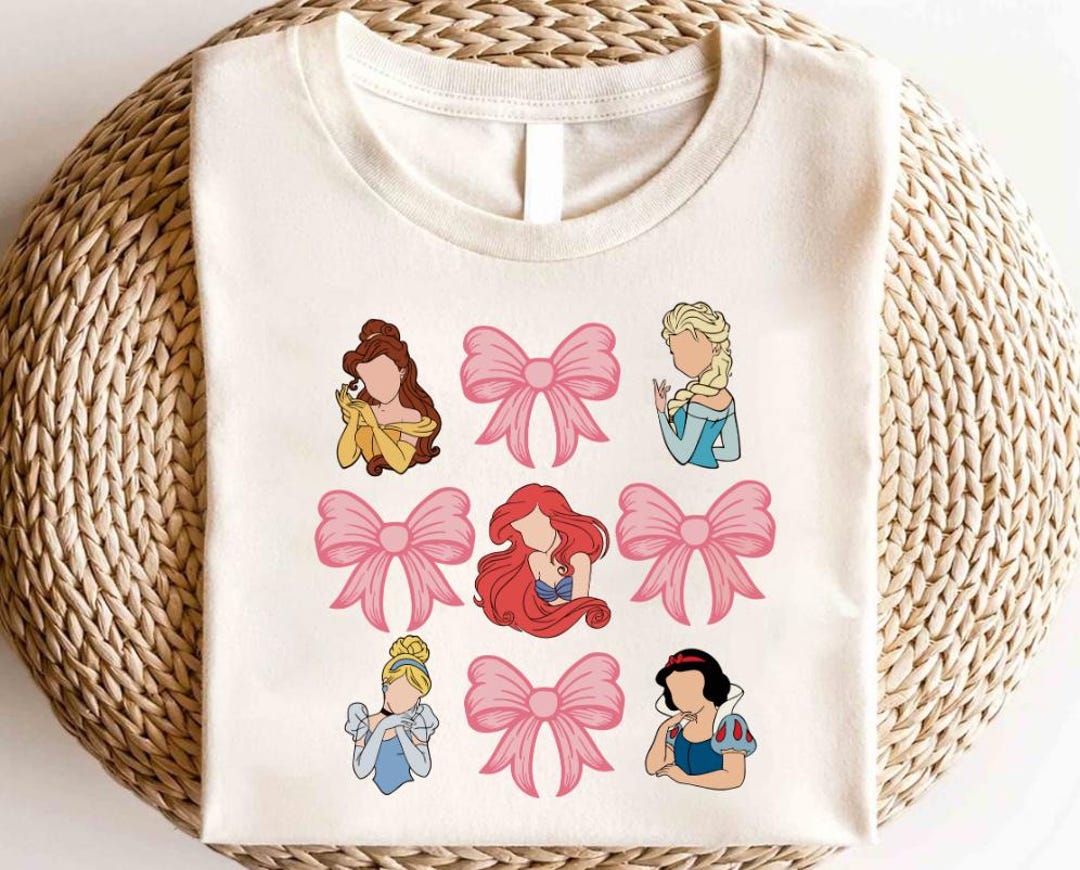 Disney Princess Characters Shirt, Disney Princess Shirt,princess Gift,disney Girls Trip Shirt ...