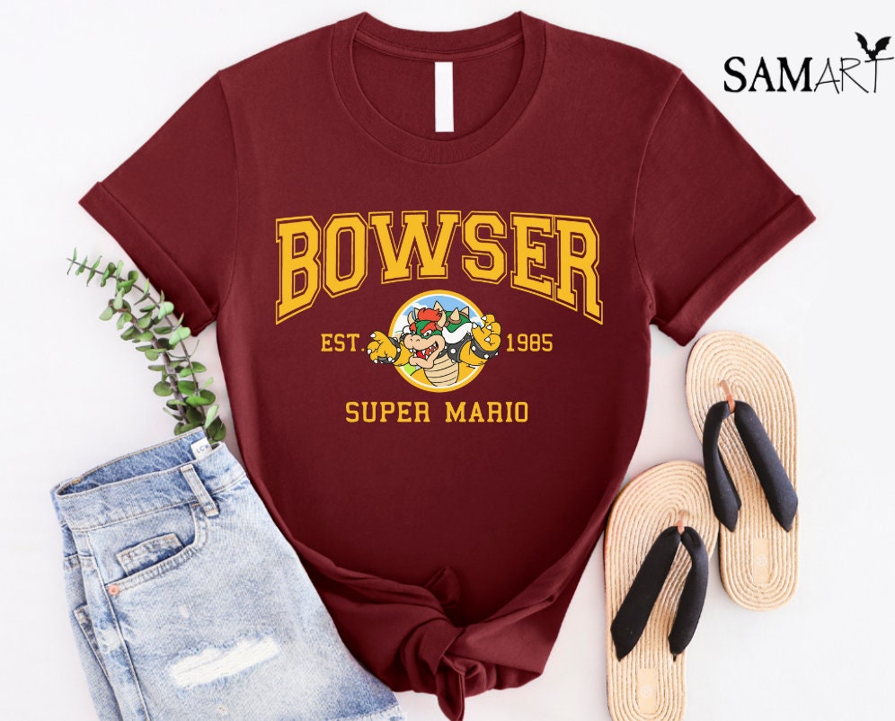 Super Mario Bowser Two-sided Shirt, Bowser Boss Shirt, Mario and Bowser ...