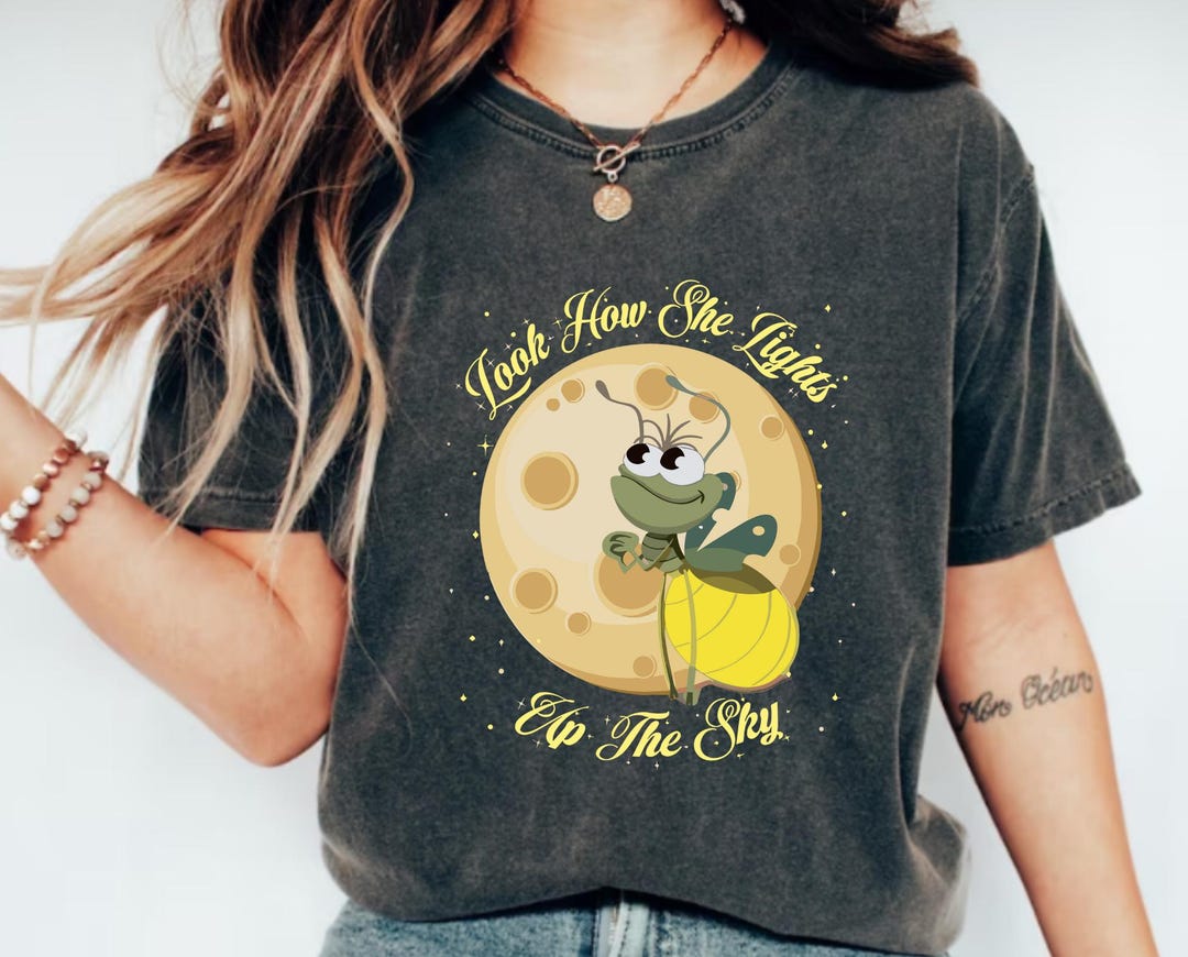 Disney Ray Firefly Look How She Lights up the Sky Shirt, Ray Lightning ...