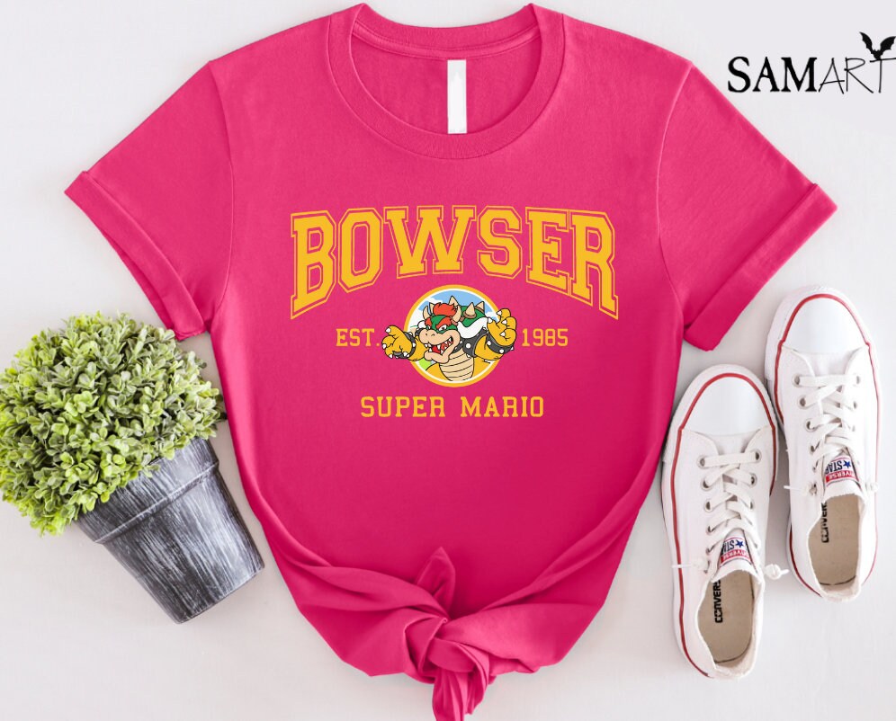 Super Mario Bowser Two-sided Shirt, Bowser Boss Shirt, Mario and Bowser ...