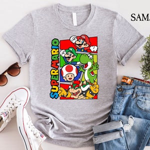 Super Mario Bros Shirt, Personalized Mario Shirt, Personalized Kids ...