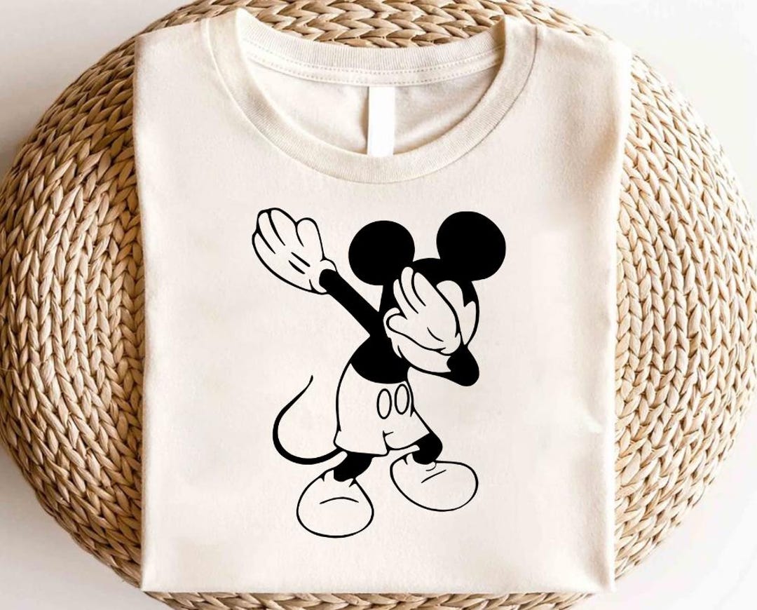 Disney Mickey Mouse Dabbing Shirt, Disney Mickey Dab Shirt, Vintage ...