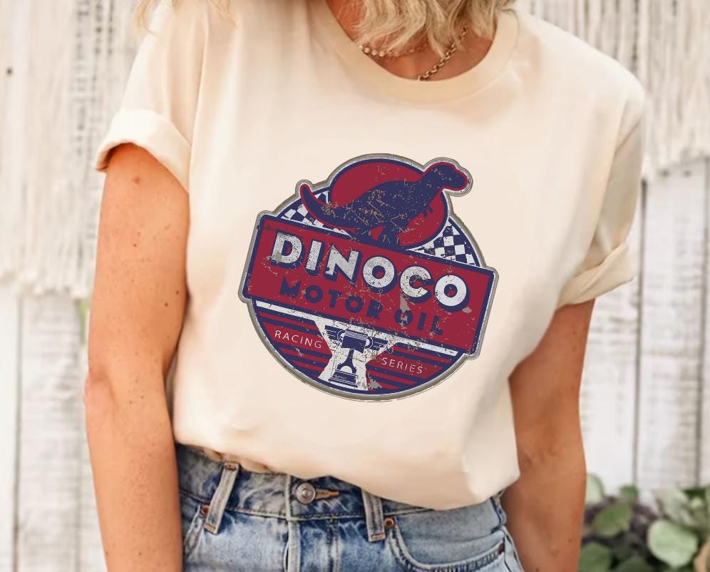 Disney Pixar Cars Dinoco Motor Oil Shirt,disney Pixar Cars Lightning Mc ...