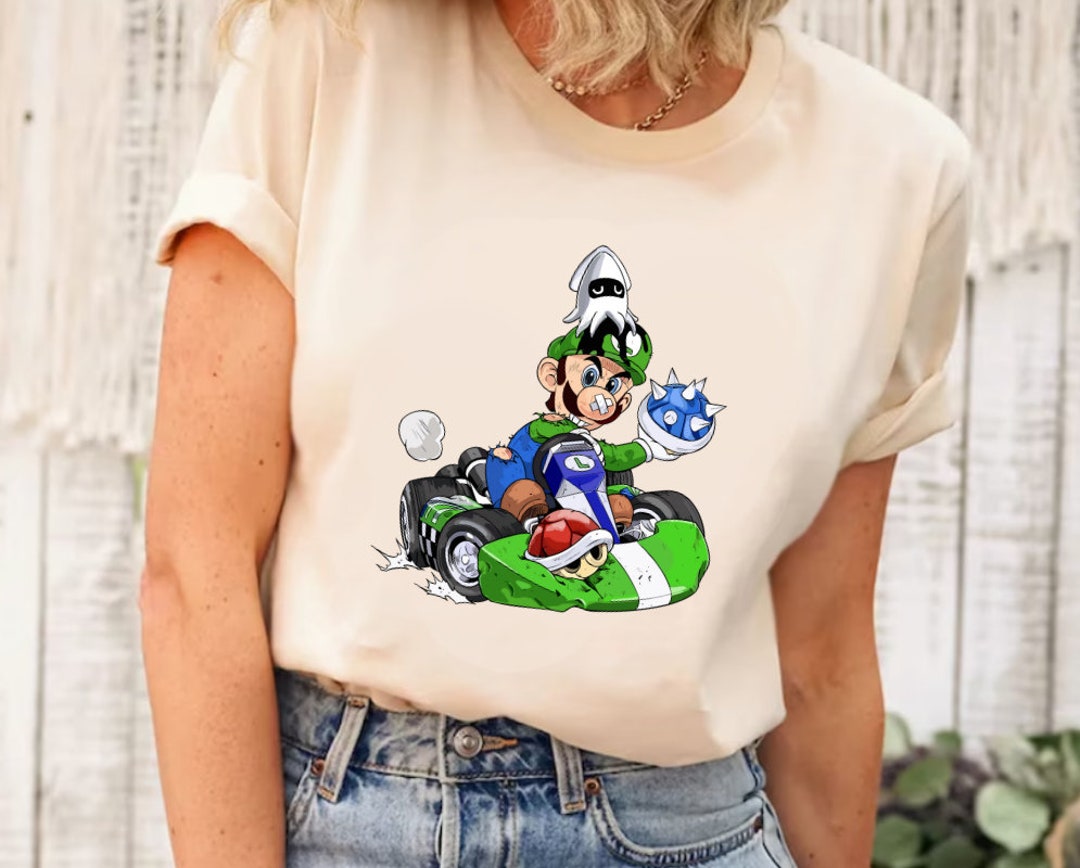 Luigi Kart Shirt, Super Mario Kart Shirt,luigi Shirt,mario and Luigi ...