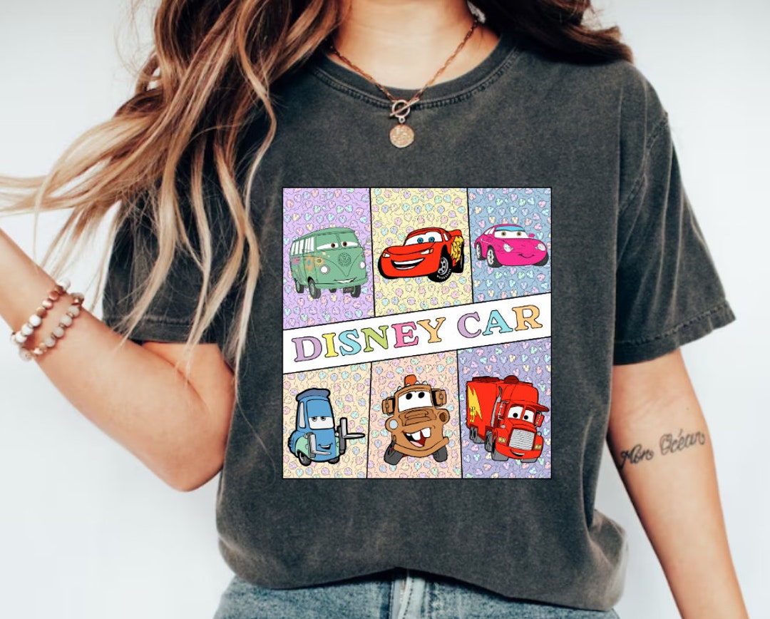Disney Cars Characters Shirt, Disney Cars Family Matching Shirt, Car ...