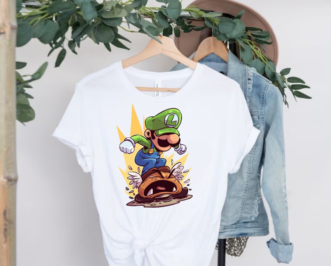 Retro Luigi Shirt, Super Mario Shirt,luigi Shirt, Mario and Luigi Shirt ...