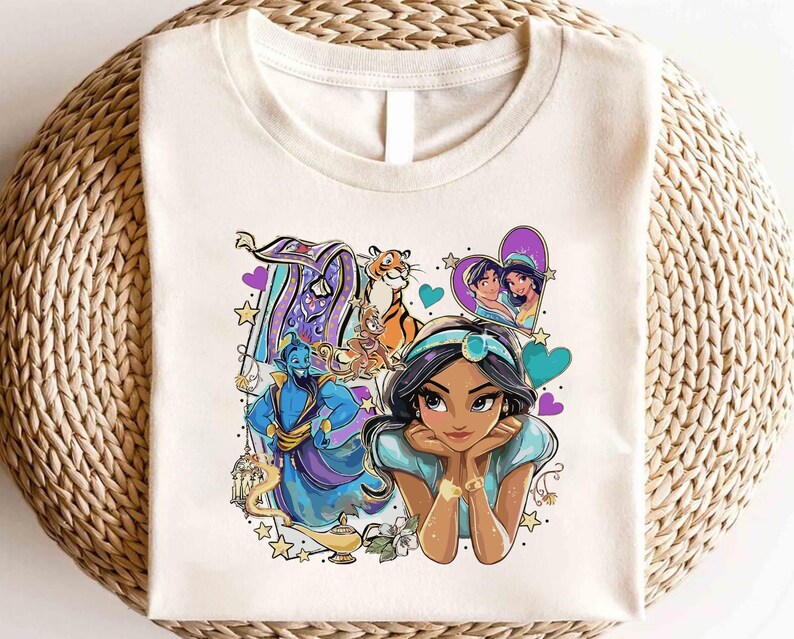 Disney Jasmine Princess Shirt, Disney Princess Shirt, Disney Aladdin ...