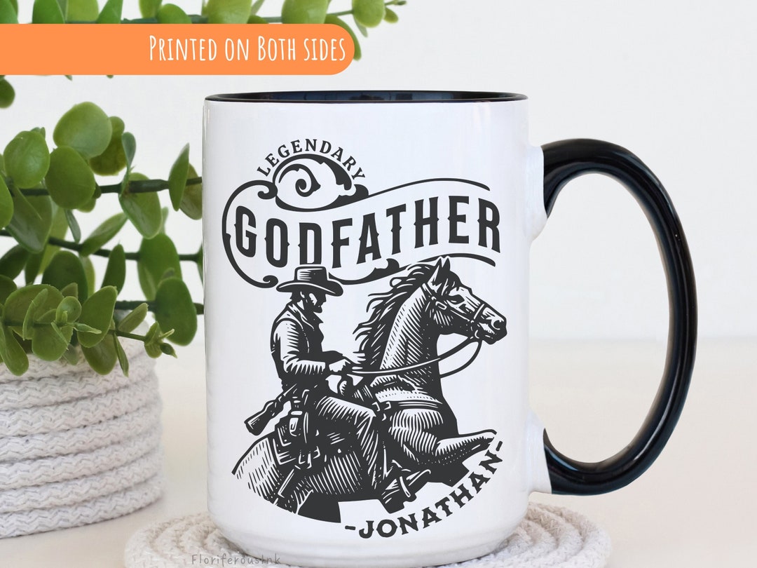 Personalized Mug Gift for Godfather Custom Name Mug Godparent Gift Idea ...