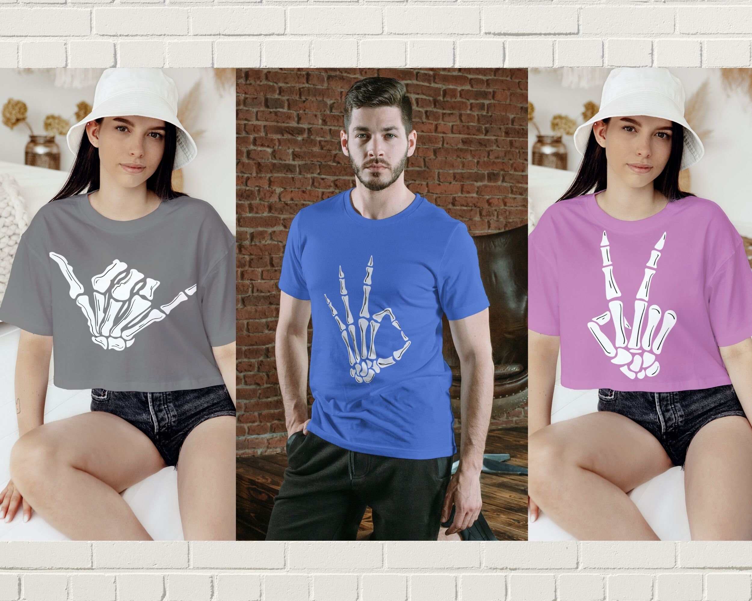 Skeleton Hands Signs SVG Skeleton Hands Digital Download - Etsy