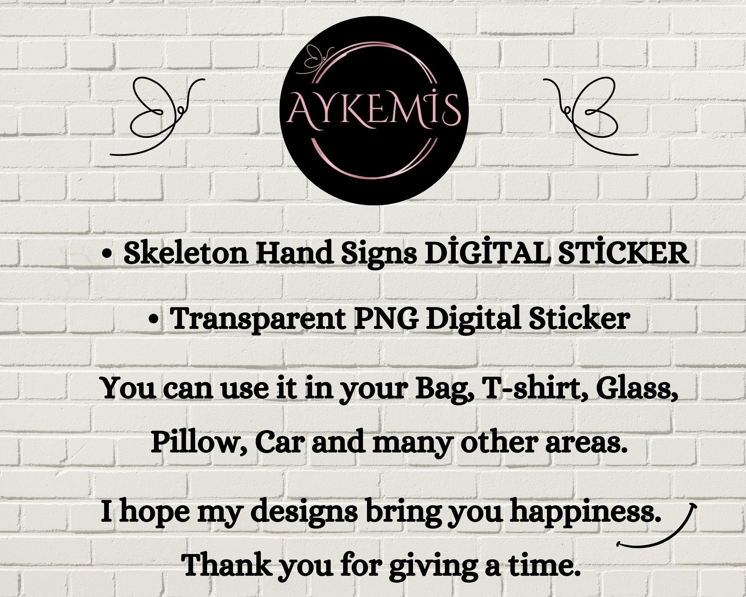 Skeleton Hands Signs SVG Skeleton Hands Digital Download - Etsy