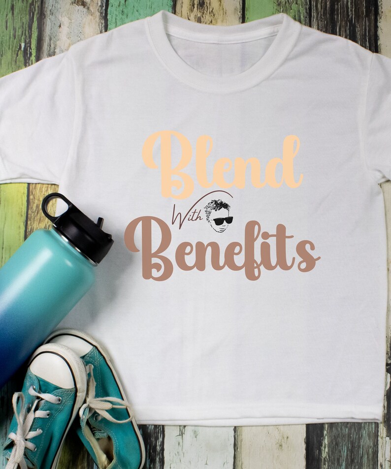 Empower Your Style: 'blend With Benefits' Tee Celebrate Mixed Race ...