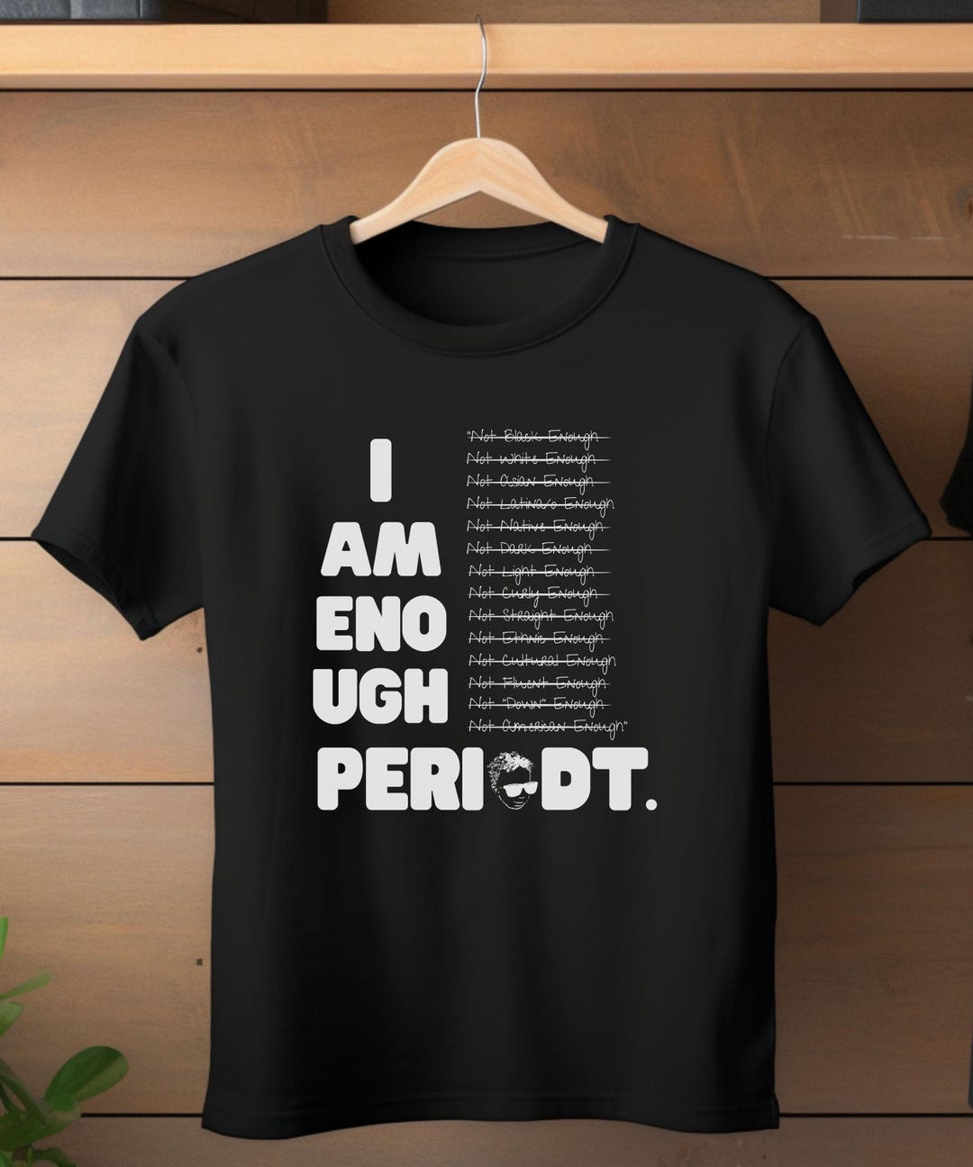 I Am Enough Shirt: Biracial Identity Affirmation Tee - Curly Quinn ...