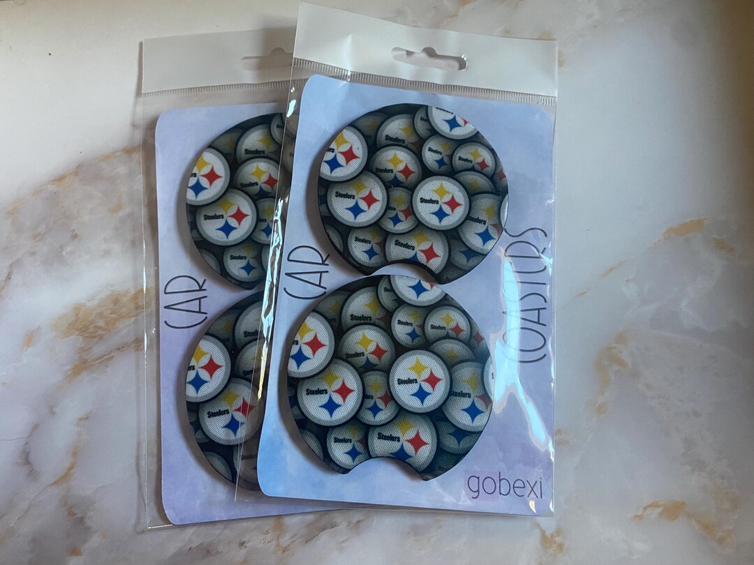 Pittsburg Steelers Car Coaster Set - Etsy