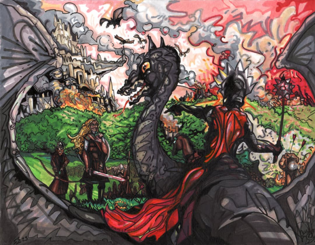 Eowyn "i Am No Man!" (print) Limited Edition Only 30 Total Made. - Etsy