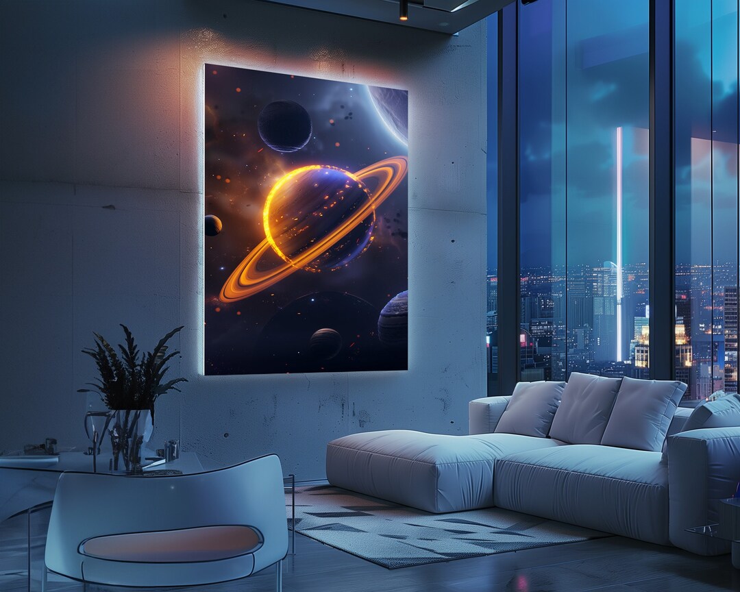 NEON EARTH GALAXY neon_space_097.jpg Colorful Neon Wall Art, Instant ...