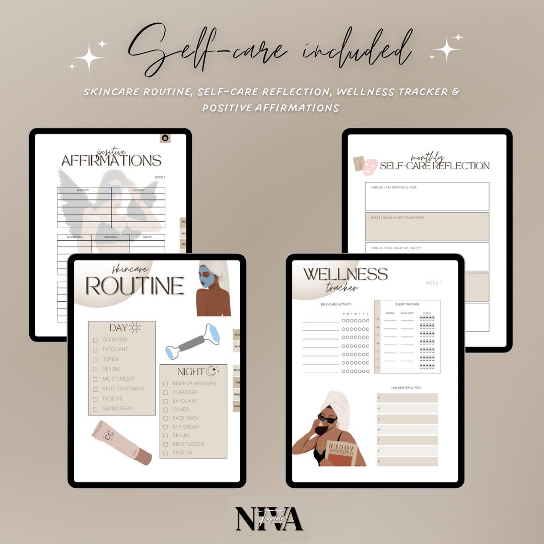 THAT GIRL Planner Undated Digital Planner Daily, Weekly, Monthly ...