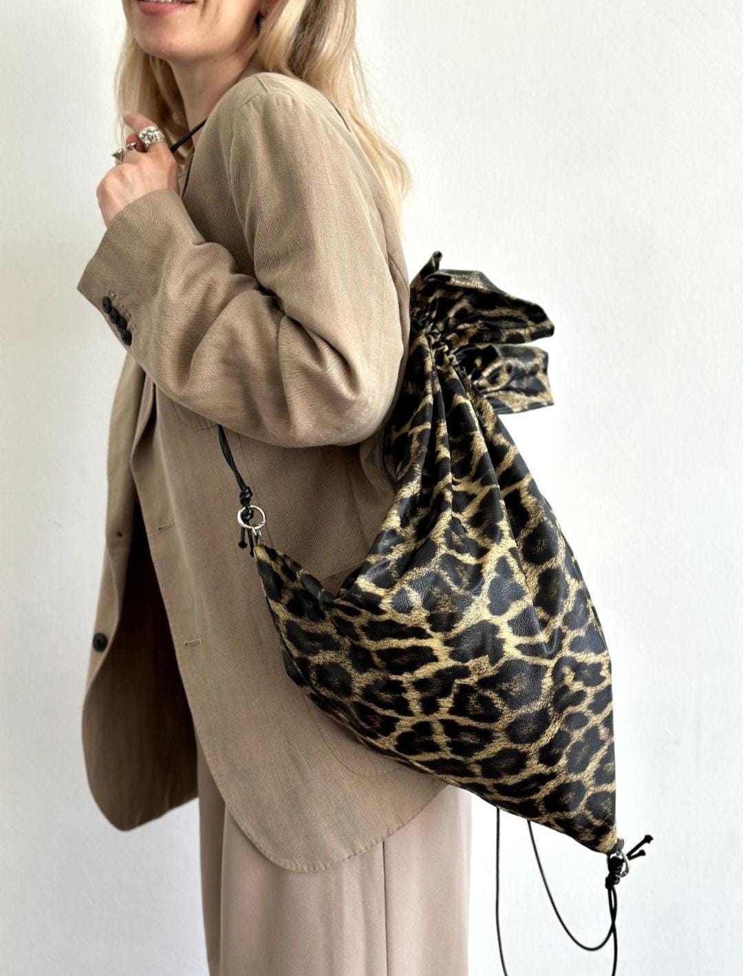 Leopard Print Bag: Stylish Backpack - Etsy