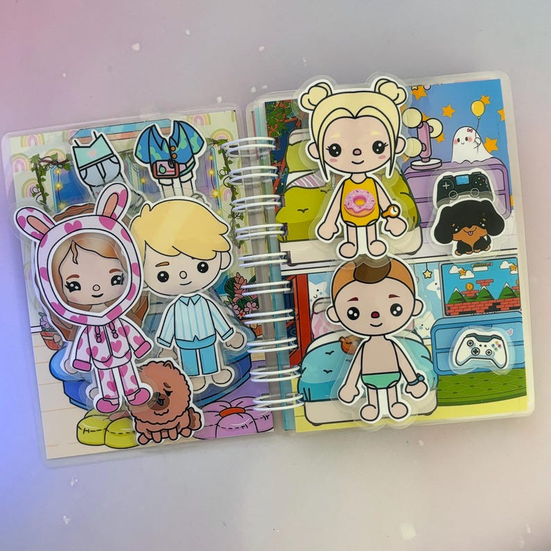 Printable Paper Dollhouse Toca Boca Summer - Kids Busy Book ...