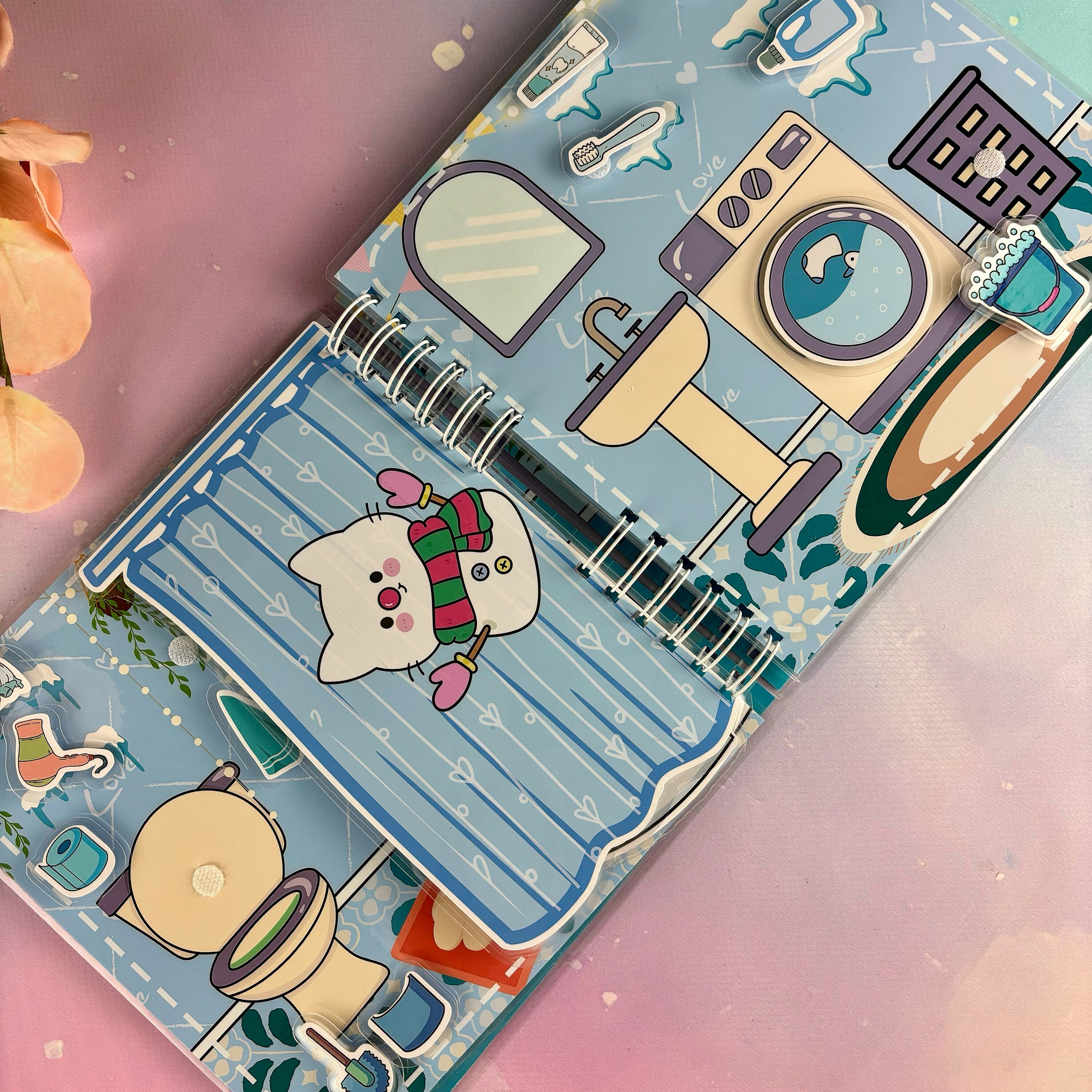 Printable DIY Project ICE Dollhouse With Paper Doll Busy Book ...